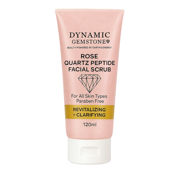 Dynamic Gemstone - Rose Quartz Peptide - Facial Scrub – Dynamic Supreme